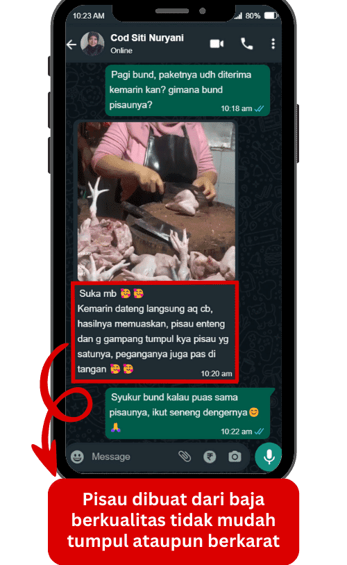 Zen Blade Pisau Baja Jepang